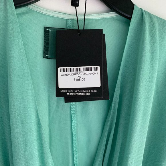 Reformation | Dresses | Nwt Reformation Wanda Dress Mini Wrap Macaron ...
